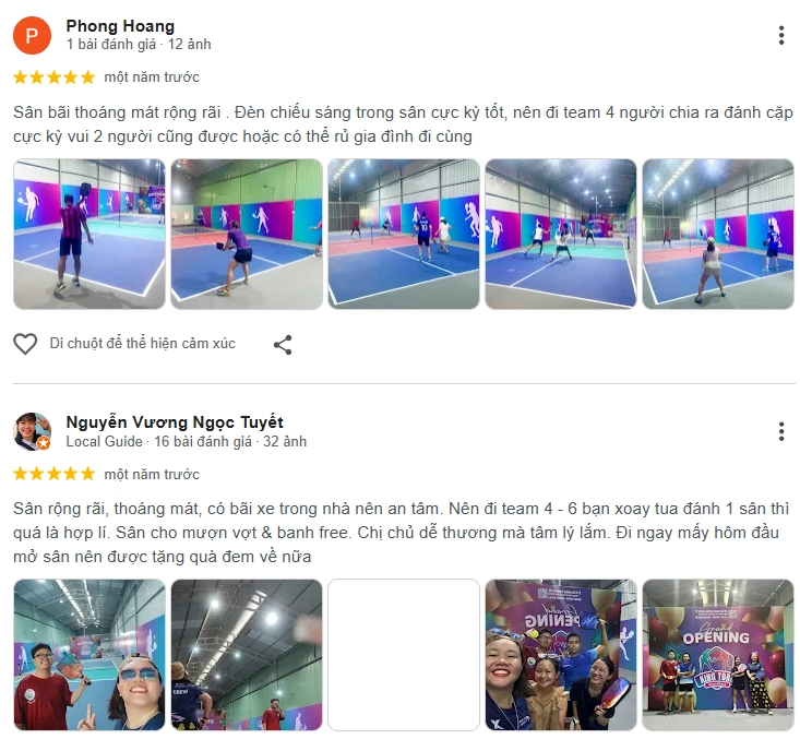 Review sân Pickleball King Toro chất lượng tại quận 12, TP.HCM | ShopVNB